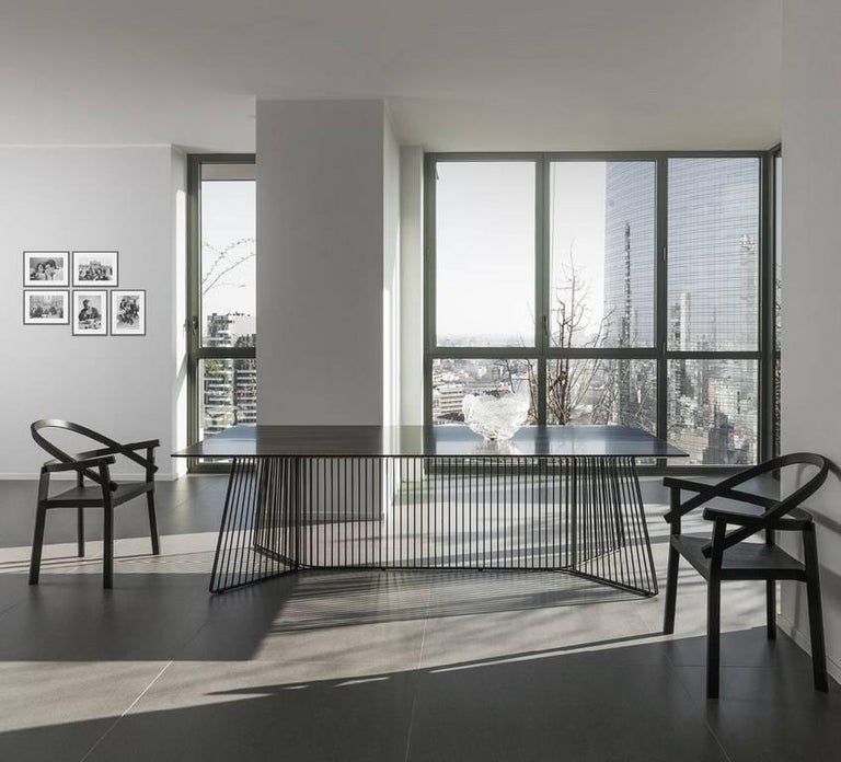 "Anapo" Chestnut, Macassar or Marble Top Table by Gordon Guillaumier ...