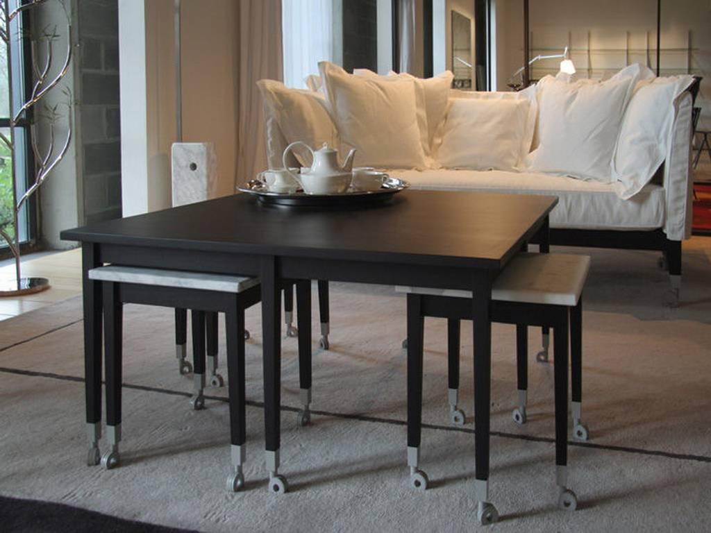 "Neoz" Castored Square Coffee Table Designed by Philippe Starck for ...