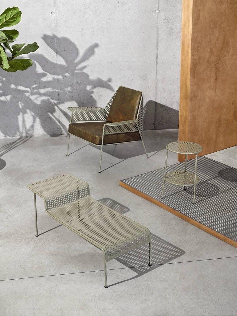 "Work is Over" Side Table in Varnished Steel by Moroso for Diesel For ...