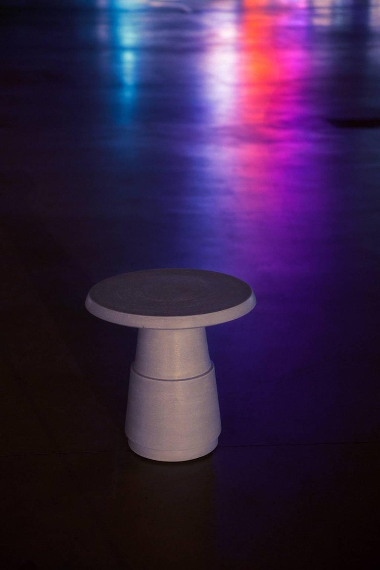 "Piston" Ceramic Side Table with Concrete Finish by Moroso for Diesel ...