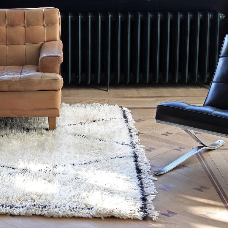 Large Ben Ourain Area Rug For Sale at 1stDibs