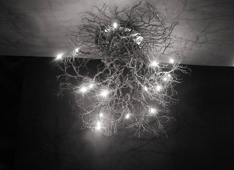 Roots Large, Handmade Ceiling Fixture at 1stDibs