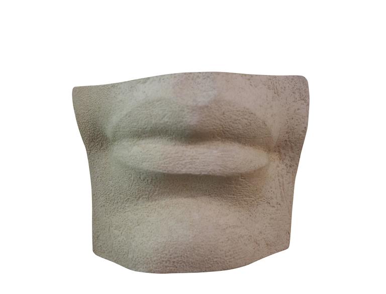 Wall Mount Three Piece Plaster Face at 1stDibs