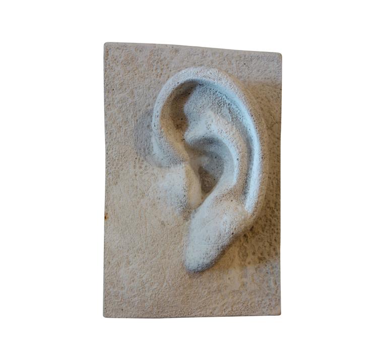 Wall Mount Three Piece Plaster Face at 1stDibs