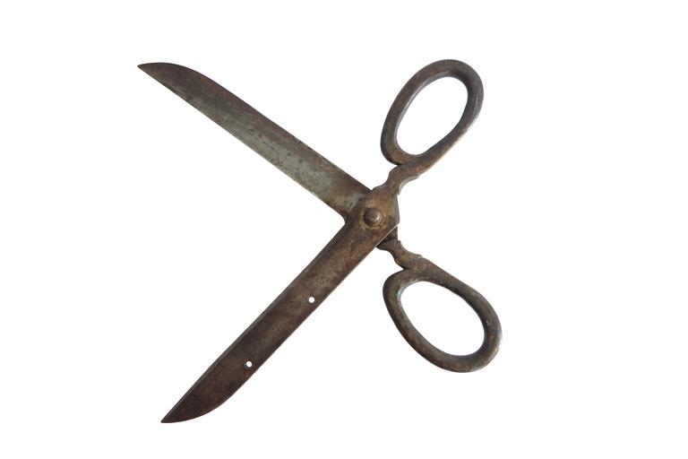 Giant Steel Scissors Trade Sign at 1stDibs