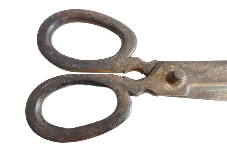 Giant Steel Scissors Trade Sign at 1stDibs