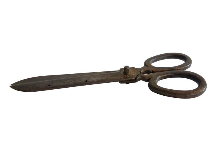 Giant Steel Scissors Trade Sign at 1stDibs