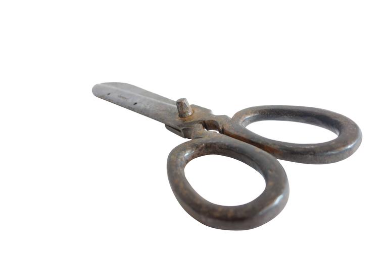 Giant Steel Scissors Trade Sign at 1stDibs