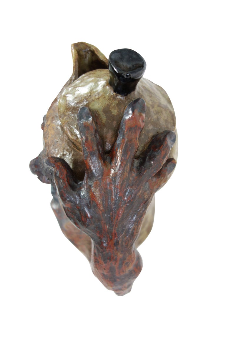 Grotesque Face Jug from a Pottery Studio in Buffalo, New York For Sale ...