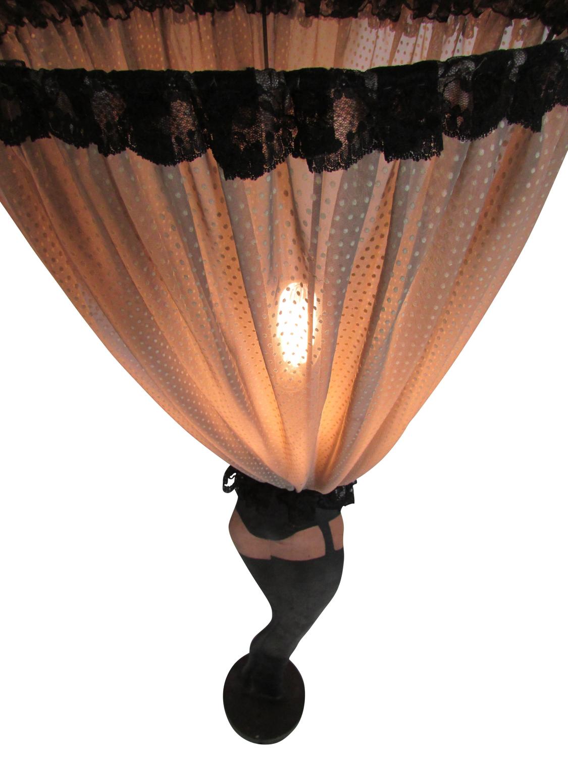 French Figural Lady's Legs Lamp at 1stdibs