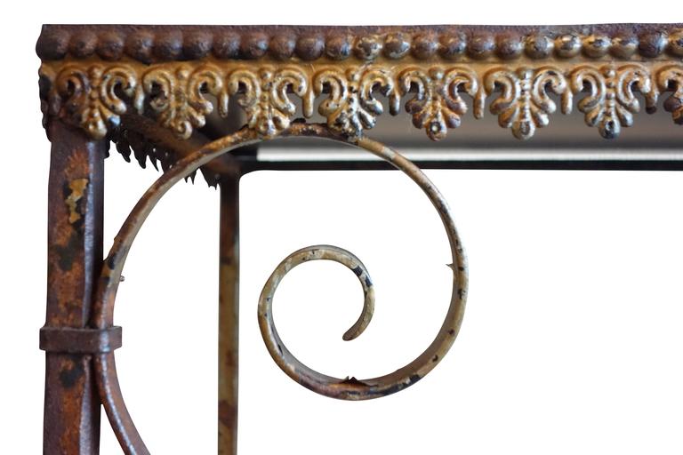 Wrought Iron Church Offerings Console at 1stdibs