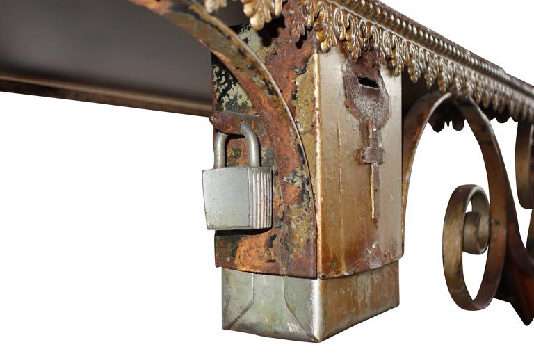 Wrought Iron Church Offerings Console at 1stdibs