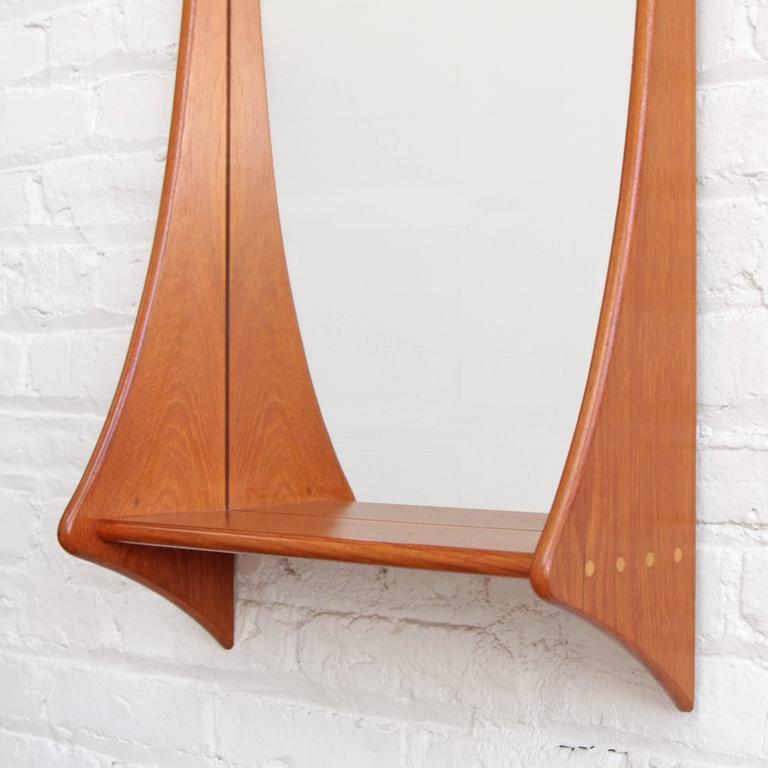 Pedersen and Hansen Teak Console Mirror at 1stDibs | pedersen and ...