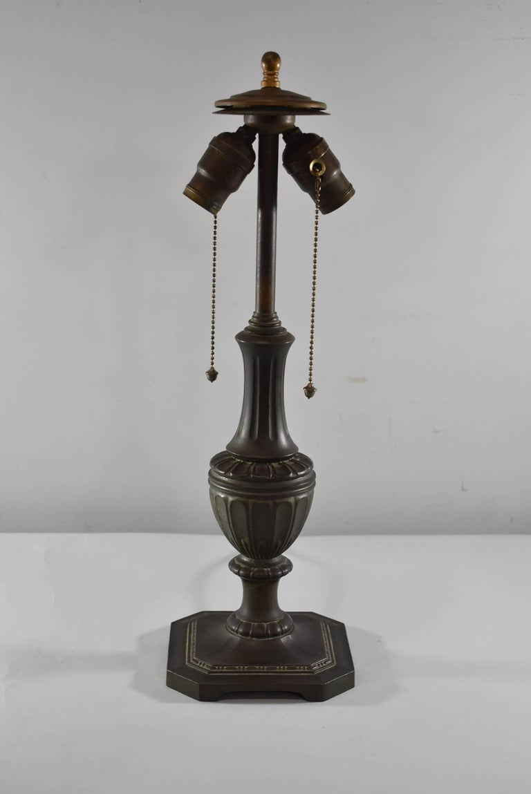 Antique Pairpoint Reverse Painted Lamp with Palm Trees and Beach Scene ...