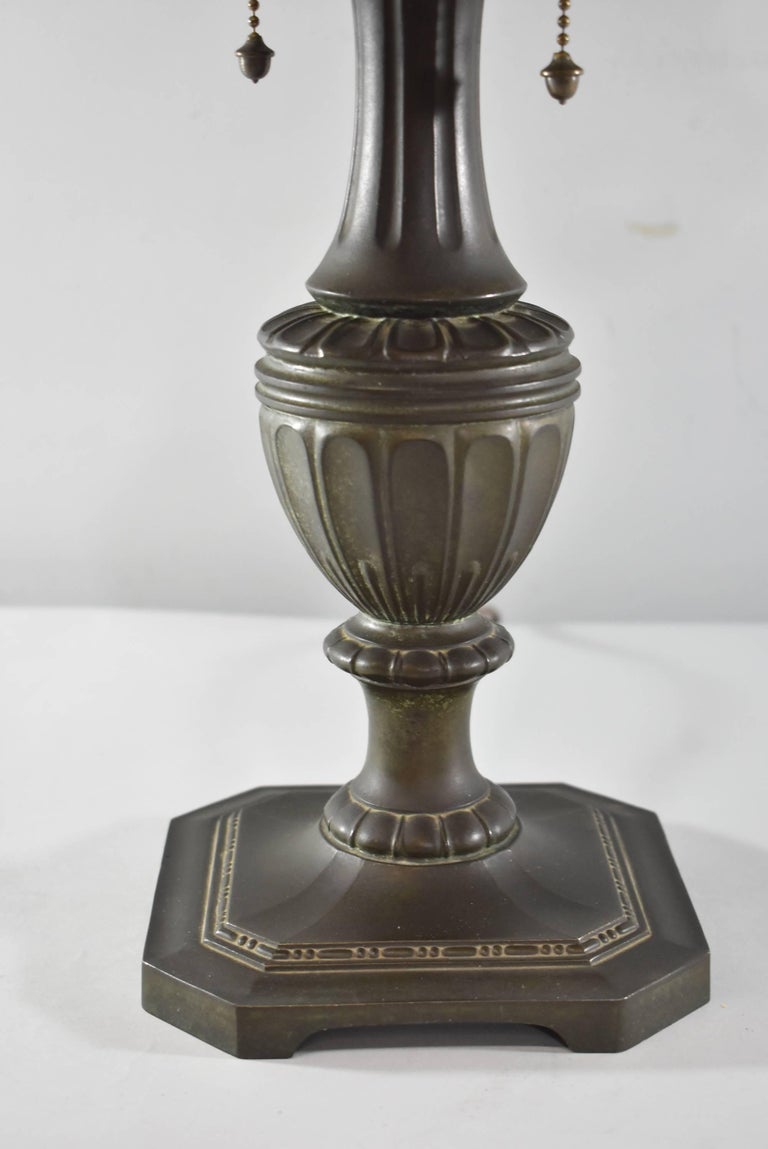 Antique Pairpoint Reverse Painted Lamp with Palm Trees and Beach Scene ...