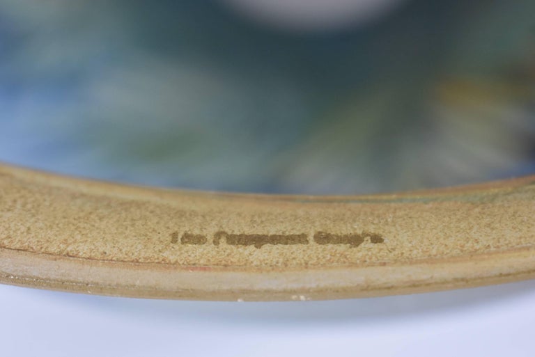 Antique Pairpoint Reverse Painted Lamp with Palm Trees and Beach Scene ...