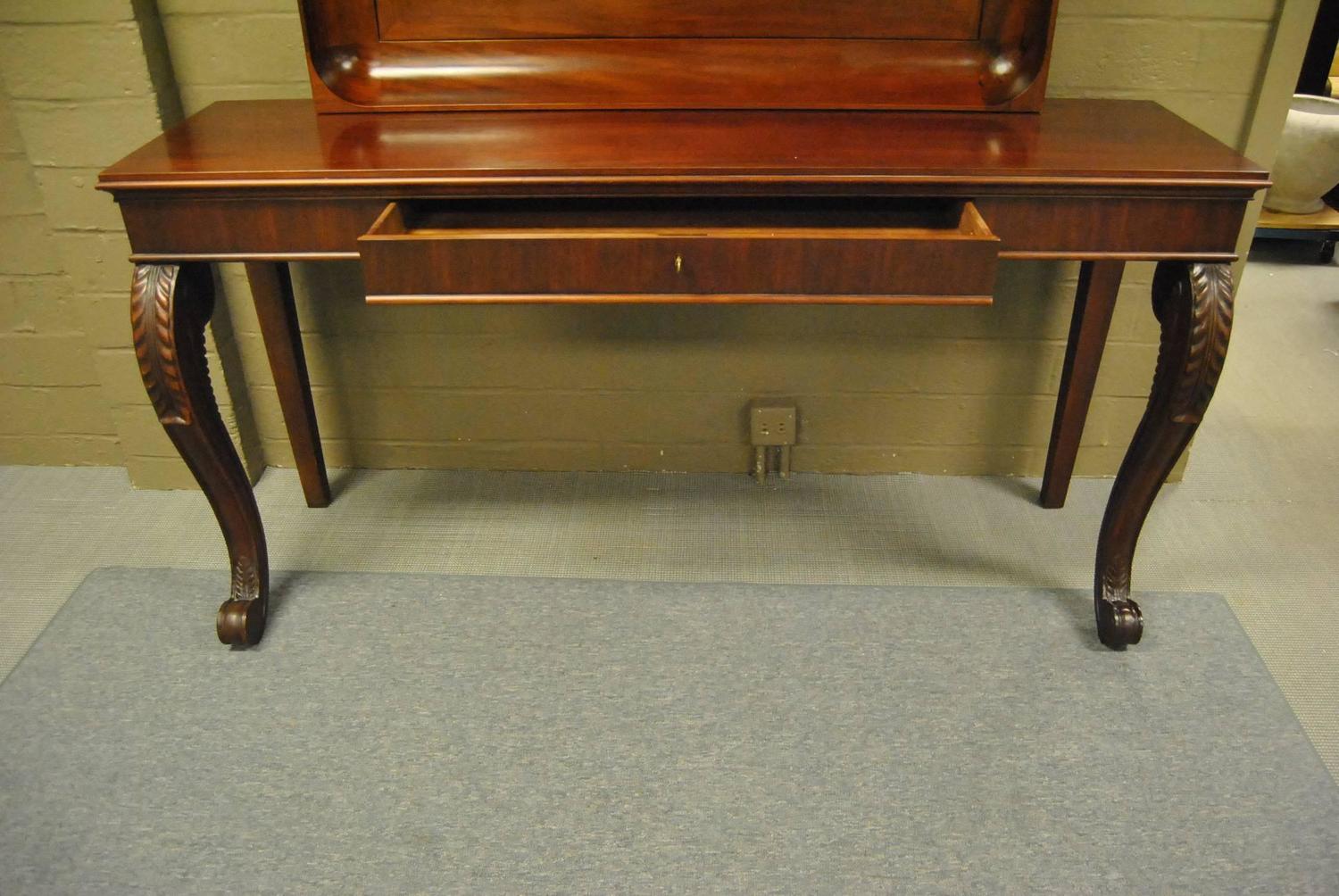 20th Century Console with Large Beveled Mirror by Polo Ralph Lauren For ...