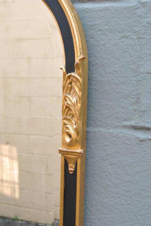 Carved Beveled Mirror by Carvers Guild Regency Style, Black / Gold ...