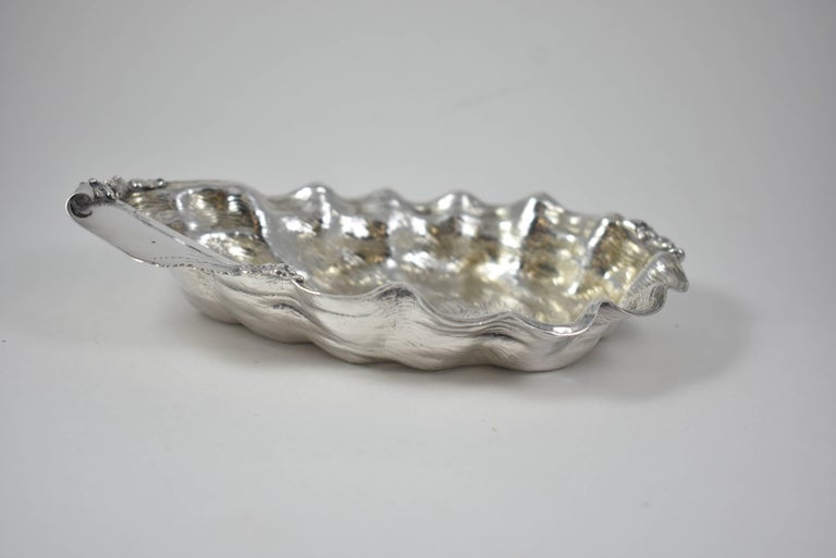 Antique Wood and Hughes Sterling Silver Oyster Dish at 1stDibs | hughes ...
