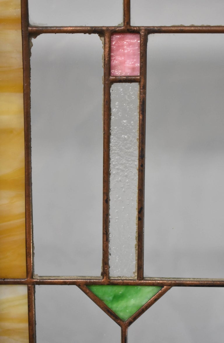 Pair of Arts and Crafts Prairie School Stained Glass Windows at 1stDibs ...