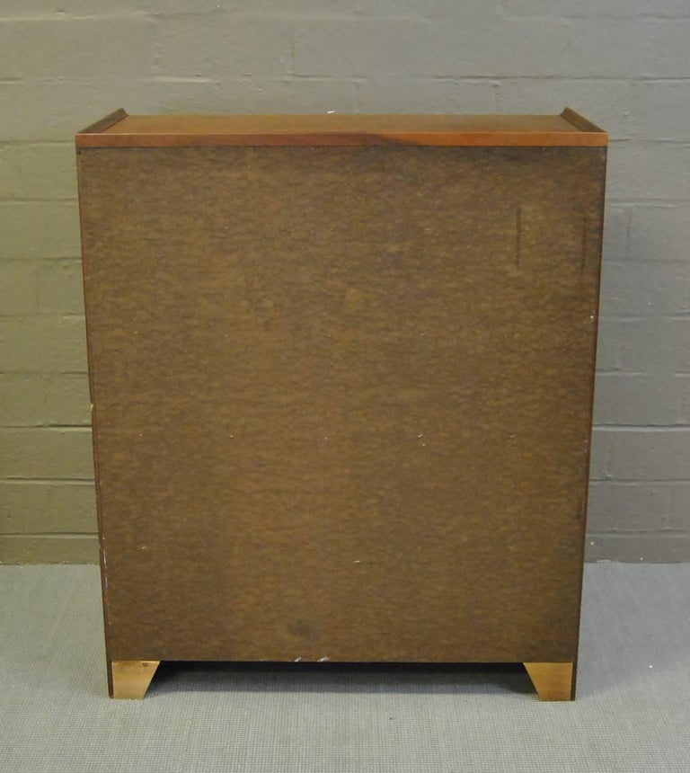 Mid-Century Modern Five-Drawer Walnut Tall Chest by Dillingham Esprit ...