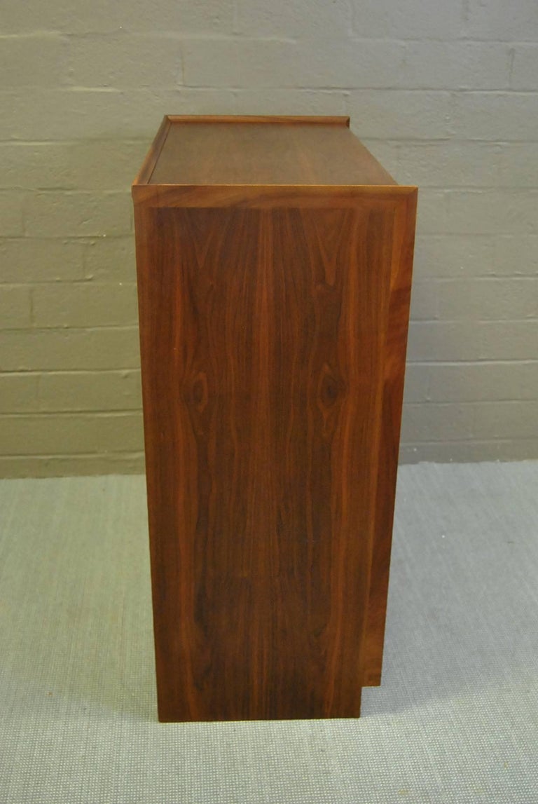 Mid-Century Modern Five-Drawer Walnut Tall Chest by Dillingham Esprit ...