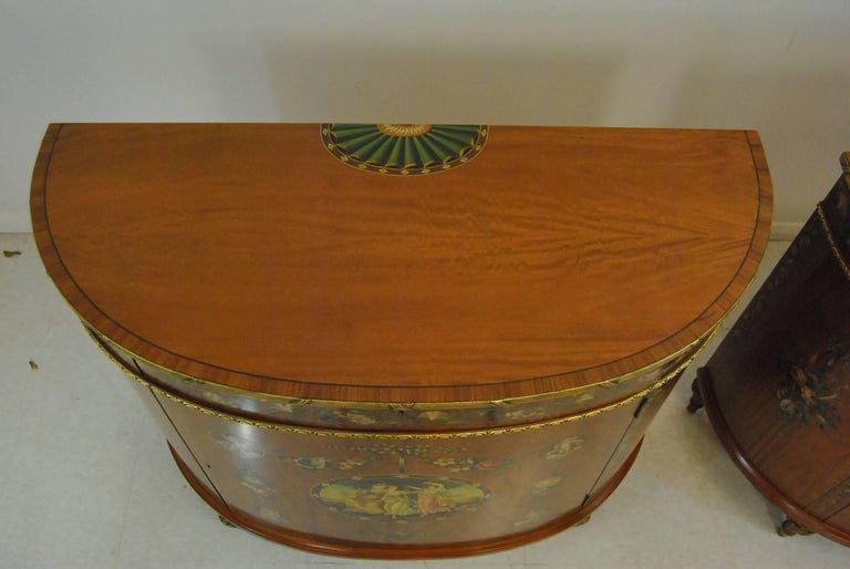 Pair of French Adam Style Commodes by Irwin Furniture Dated 1937 For ...