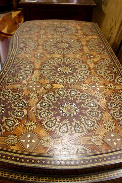 Stunning Moroccan Handmade Game Table For Sale at 1stDibs