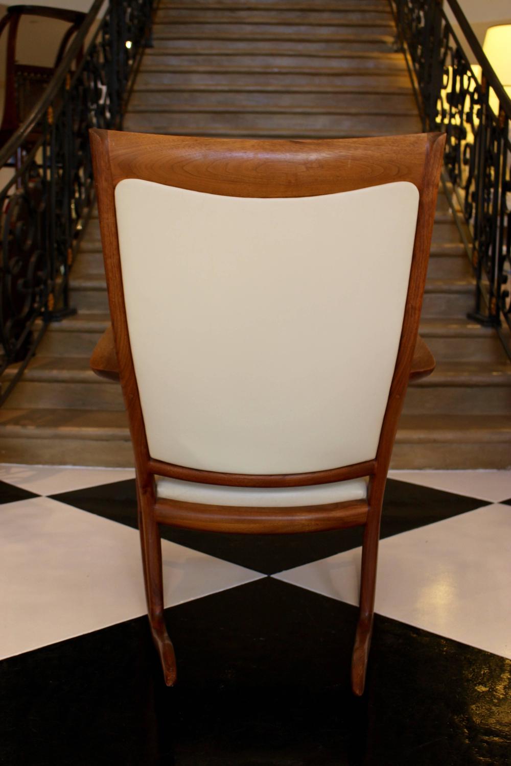 A Beautiful Sam Maloof Rocking Chair For Sale at 1stdibs
