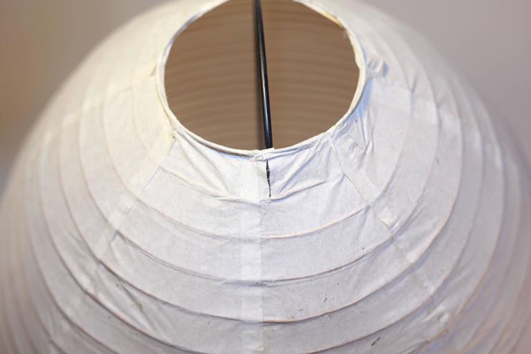 Large Vintage Isamu Noguchi Akari Style Floor Lamp at 1stDibs