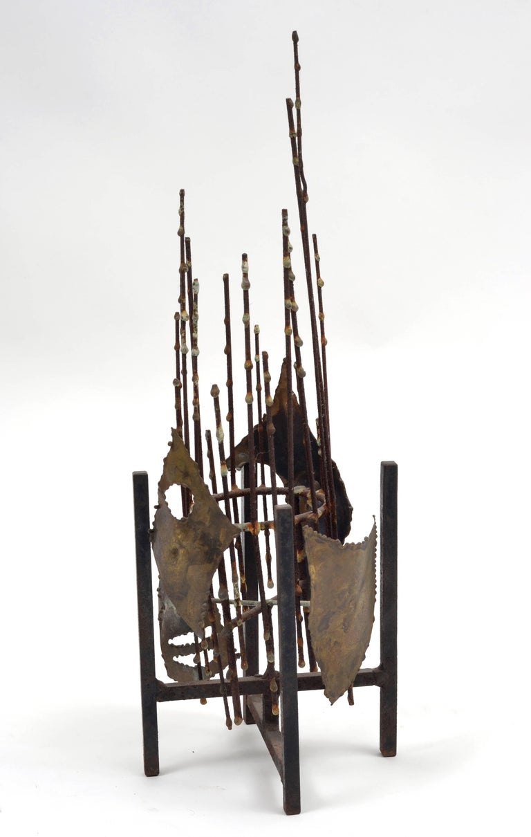 C. Jere Signed Brutalist Sculpture For Sale at 1stDibs