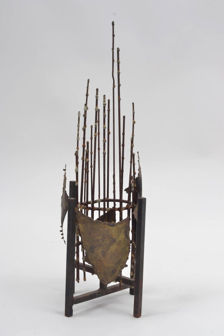 C. Jere Signed Brutalist Sculpture For Sale at 1stDibs