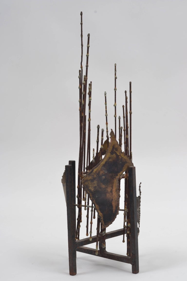 C. Jere Signed Brutalist Sculpture For Sale at 1stDibs
