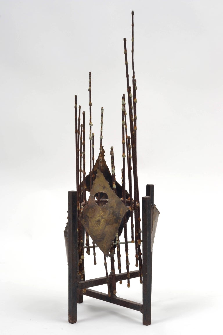 C. Jere Signed Brutalist Sculpture For Sale at 1stDibs