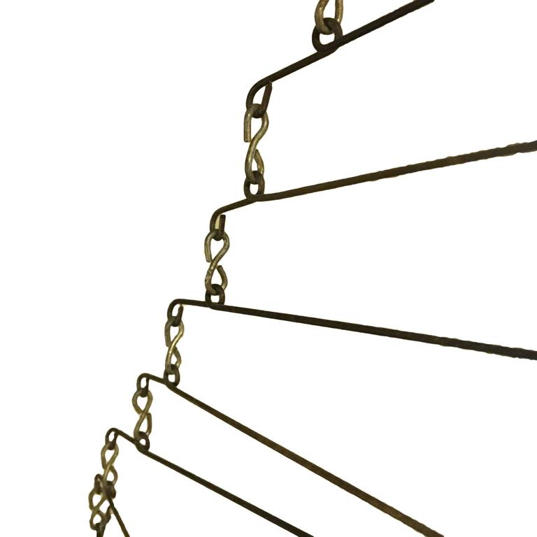 Vintage Hanging Wire Mobile in the Style George Rickey at 1stDibs