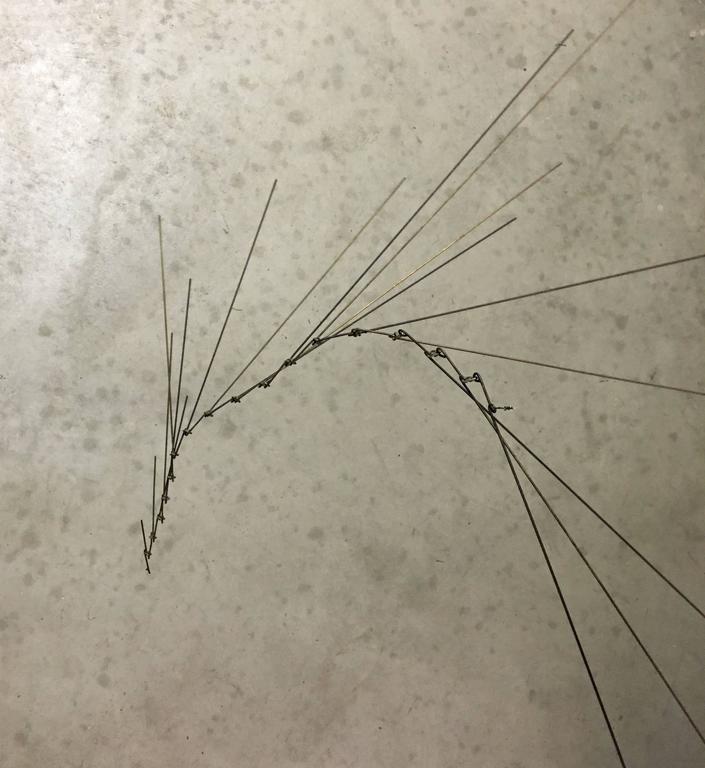 Vintage Hanging Wire Mobile in the Style George Rickey at 1stdibs