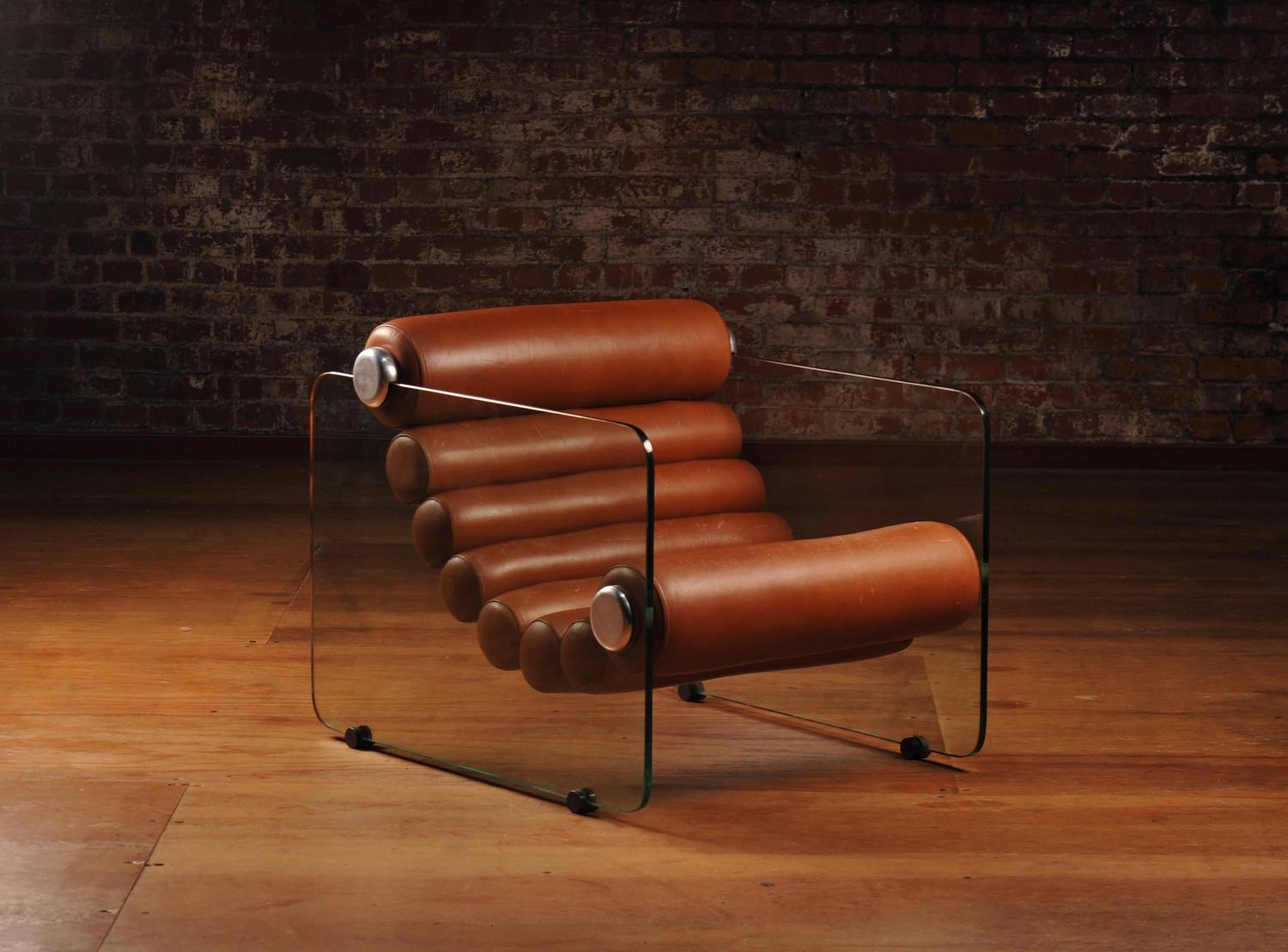 Fabio Lenci Hyaline Lounge Chair For Sale at 1stdibs