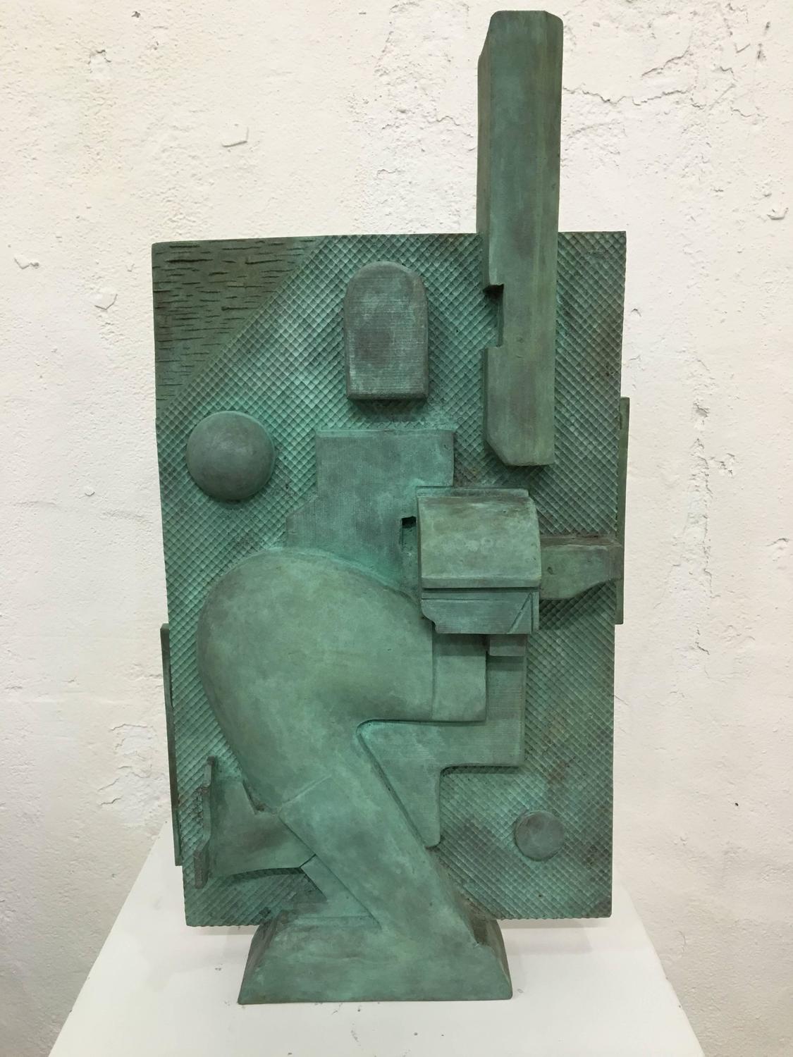 Bronze Cast Wall Sculpture by Artist Michael Walsh For Sale at 1stdibs