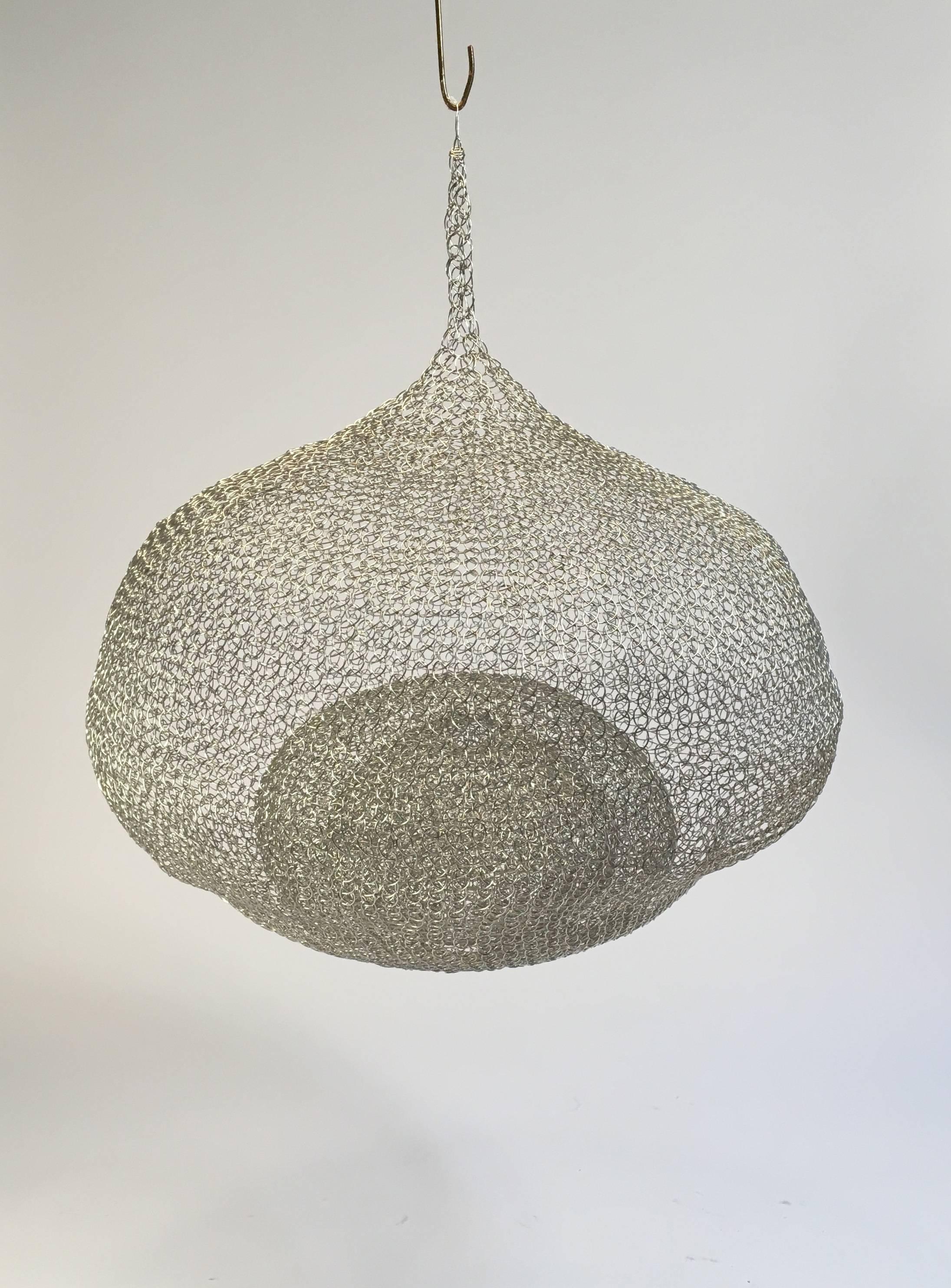 Ruth Asawa Style Woven Wire Hanging Sculpture at 1stDibs | ruth asawa ...