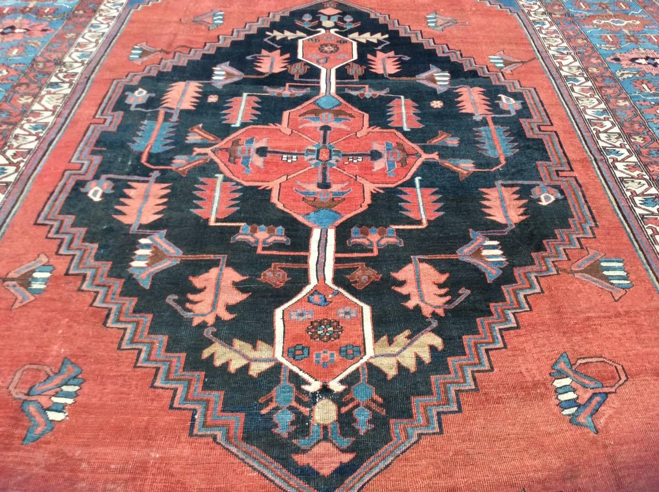 Antique Serapi Rug For Sale at 1stDibs