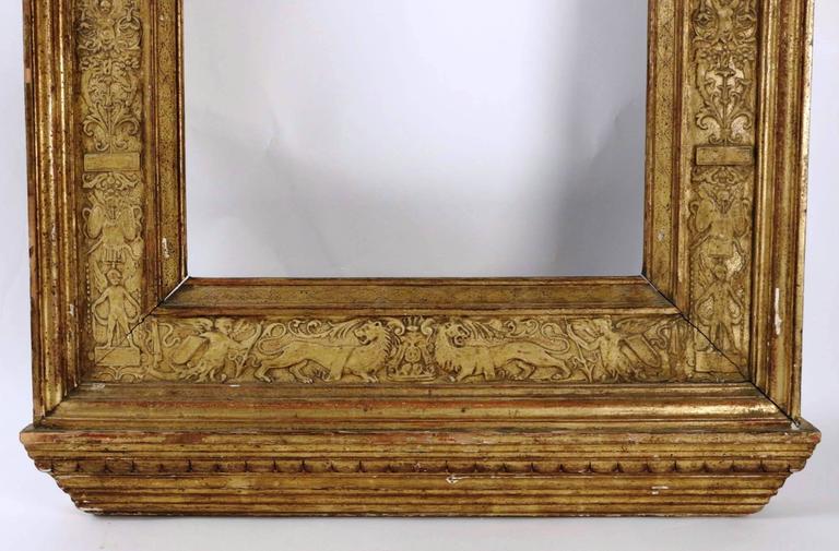 Italian Renaissance Style Frame Mounted as Mirror, Italy, Late 19th ...