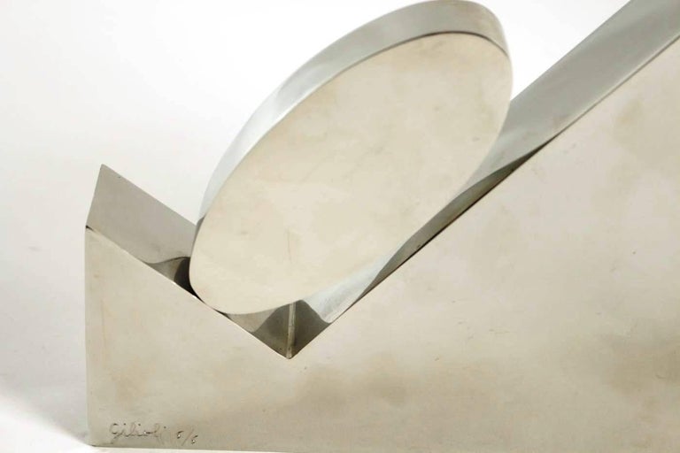 Beautiful Sculpture by Emile Gilioli, "Espace Ovale", France, 1976 For ...
