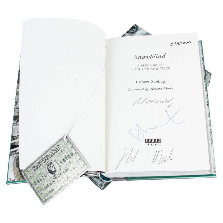 Signed Damien Hirst Art Limited Edition of Snowblind by Robert Sabbag ...