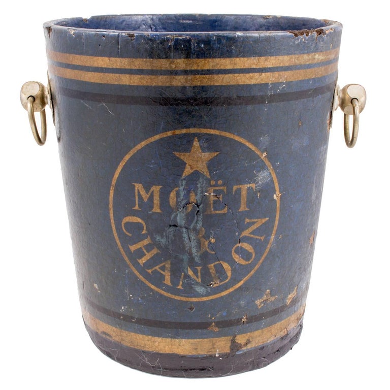 Rare 19th Century French Moët and Chandon Blue Label Papier Mâché ...