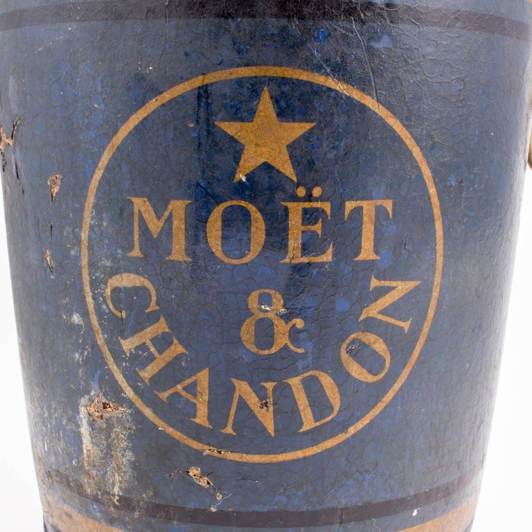 Rare 19th Century French Moët and Chandon Blue Label Papier Mâché ...