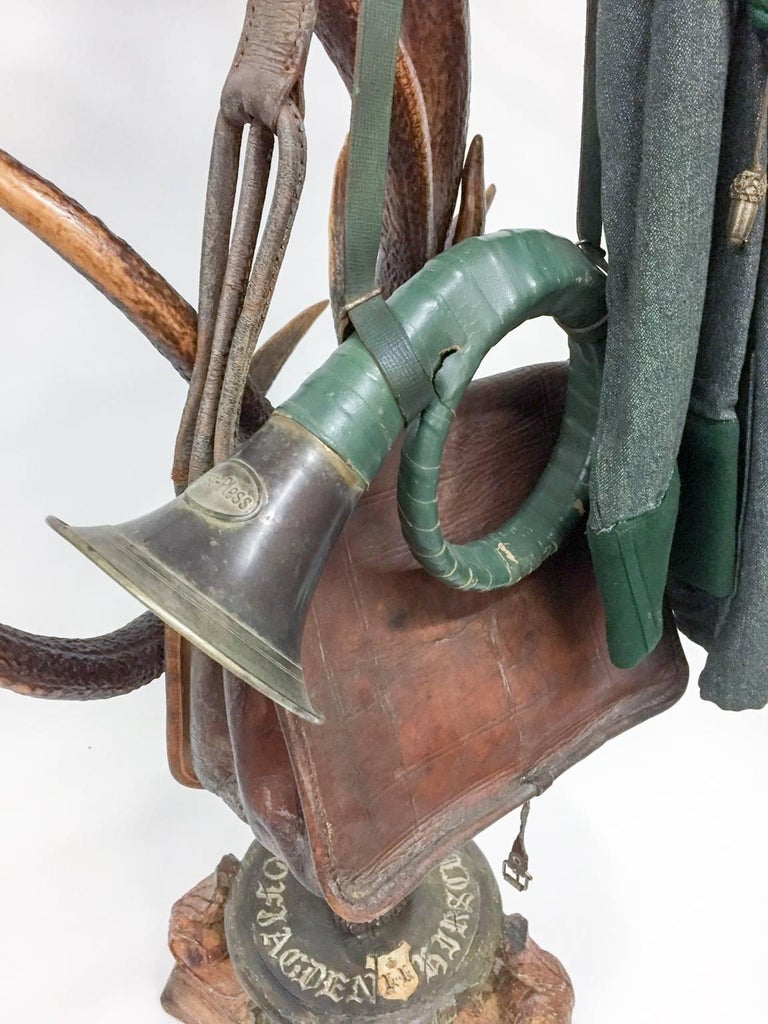 Antique Habsburg Hofjagen Red Stag Hall Tree and Colonel Jägermeister ...