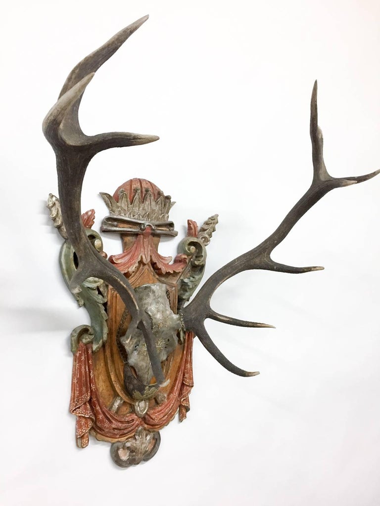 Prussian Red Stag with French Plaque and Original Officer's Artillery ...