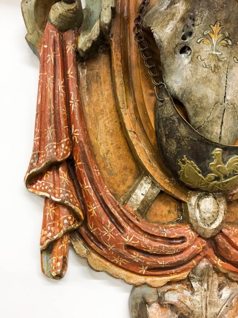 Prussian Red Stag with French Plaque and Original Officer's Artillery ...