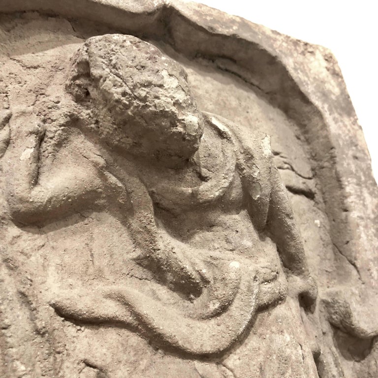 Ancient Tang Dynasty Stone Relic on Iron Stand at 1stdibs