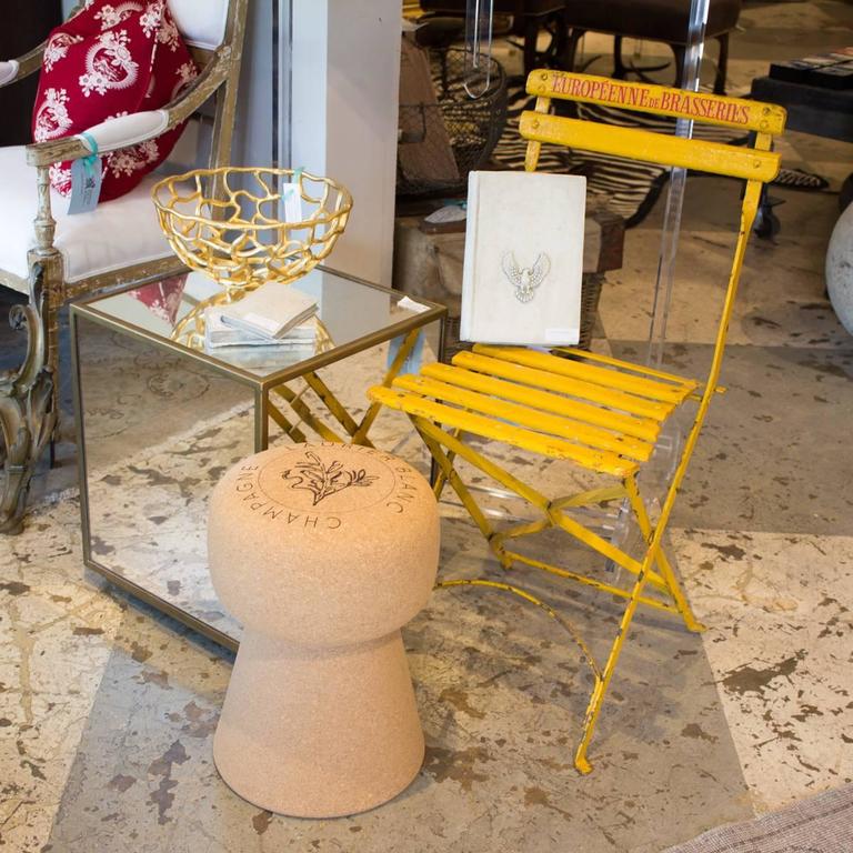 Oversized Portuguese Champagne Cork Stool Side Table Indoor Outdoor at ...